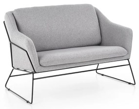 Dvojsedák Soft II XL, šedá / černá