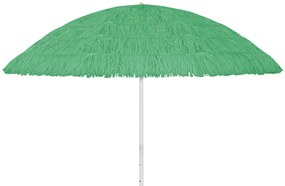 Plážový slunečník Hawaii zelený 300 cm 314699