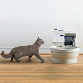 CatGenie WHOOSH robotické samočisticí WC pro kočky bez poklopu a rohože 49 x 62 x 53 cm