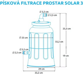 Písková filtrace Marimex ProStar Solar 3 10604350