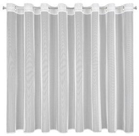 ZÁCLONA NA KROUŽCÍCH ESEL 350X150 CM BÍLÁ