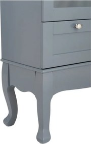 Šedá závěsná vitrína z MDF 85x170,5x35 cm Prato – Ellos Home
