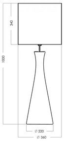 4concepts Designová stolní lampa CHIANTI GREEN
