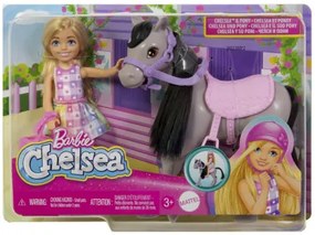 Barbie Chelsea s poníkem HTK29