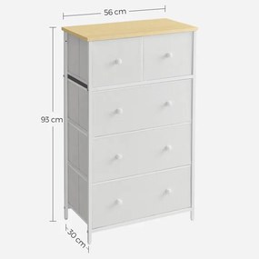 Autronic Komoda zásuvková AUK-E1051 Barva: Béžová