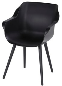 Černé plastové zahradní židle v sadě 2 ks Sophie Studio – Hartman