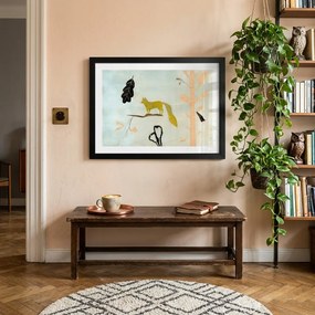 Andrea Tachezy | Lesní II Rám: Dubový, Velikost: 70 x 100 cm