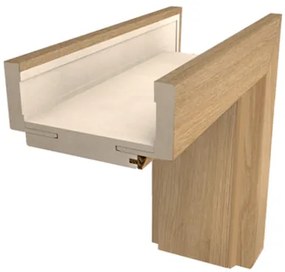 NATUREL Ibiza obložková zárubeň 70cm levá dub - O4IBIZAD70L