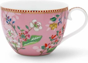 Pip Studio Floral Hummingbirds Hrnek XXL růžový 350ml