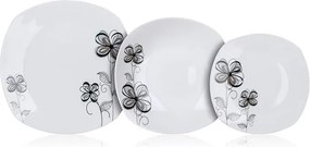 Porcelánová sada talířů FLOREA 18 ks