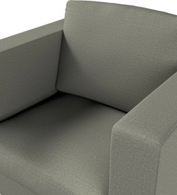 Potah na křesko IKEA Karlanda, krátký barva šedá látka pletený vzor
