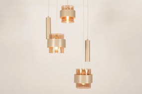 Závěsné svítidlo Retro 70er Trio 150 Round Taupe