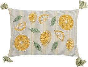 Bavlněný dekorační polštář 35x50 cm Lemon – Bloomingville