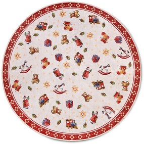 Villeroy & Boch Kusový koberec Toy's delight s potiskem 106192 Red, Multicolor kruh, 150x150 (průměr) kruh, červená, obývací pokoj