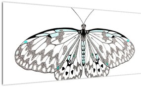 Černobílý motýl (100x40cm)
