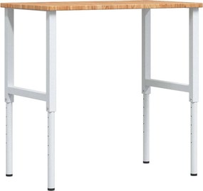 Pracovní stůl světle hnědý 100x60x(71,5–98) cm dub obdélníkový 3309702