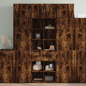 Skříň highboard kouřový dub 70 x 42,5 x 185 cm kompozitní dřevo 3281466