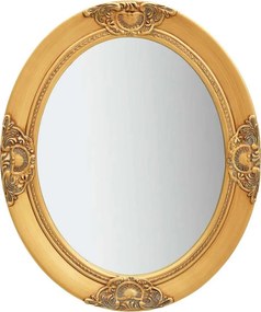 vidaXL Nástěnné zrcadlo barokní styl 50 x 60 cm [320348] Barva: Černá