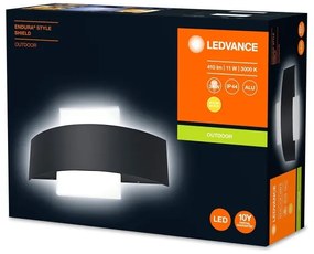 Ledvance - LED Venkovní nástěnné svítidlo SHIELD LED/11W/230V IP44