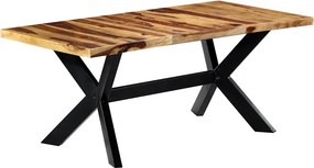 Jídelní stůl 180 x 90 x 75 cm masivní akáciové dřevo 247432