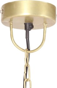 Industriální závěsné svítidlo 25 W mosazné kulaté 42 cm E27 320556