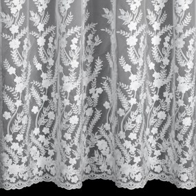 ZÁCLONA NA KROUŽCÍCH TALINA 300 CM X 250 CM CM VZOROVANÁ