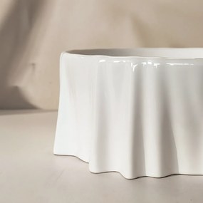 Rea Anastazja, umyvadlo na desku 390x390x135 mm, bílá lesklá, REA-U0639