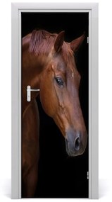 Samolepící fototapeta na dveře Kůň portrét 75x205 cm
