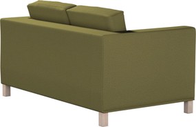 Potah na pohovku IKEA  Karlanda 2-místná, krátký barva zelená látka pletený vzor