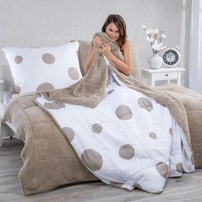 Prošívaná beránková souprava Dual Feel  ESTELLA 3 ks