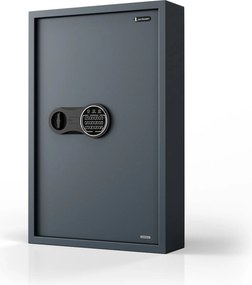 Skříňka na klíče elektronická s vhozem a kódovým zámkem, na 133 klíčů, 430x665x130 mm: BRUCE
