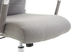 Kancelářská židle Kolumbus látka – šedá