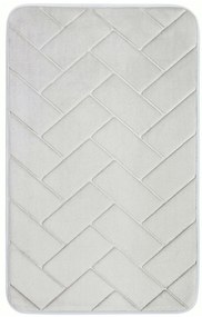 BO-MA, Protiskluzová koupelnová předložka 3D 7288 sand, 40x50, šedá, koupelna