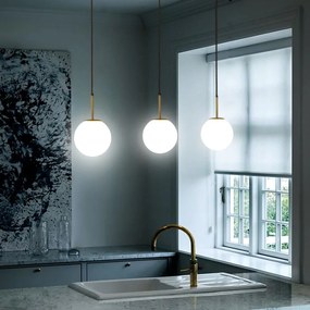Toolight - Stropní svítidlo 3xE27, zlatá-bílá, OSW-08197
