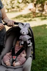 BABYTED Chrastítko Zajíček / Plyš / 30 cm / od 0 měsíců