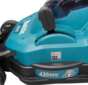 Makita DLM432PT2 aku sekačka 430mm Li-ion LXT 2x18V/5,0Ah