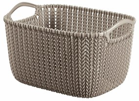 Curver Úložný box Knit 8 l, hnědá