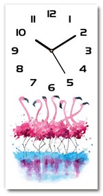 Wallmuralia Moderní hodiny nástěnné Plemeňáci 30x60 cm