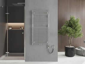Mexen Sol, elektrické topné těleso 1200x600 mm + topná tyč 600 W, chromová, W125-1200-600-2600-01