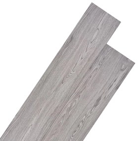 vidaXL Nesamolepicí PVC podlahová prkna 4,46 m² 3 mm tmavě šedá