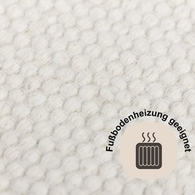 My Flair, Běhoun Wooly Dreamscape naturweiß, 80x250, bílá, chodba / předsíň