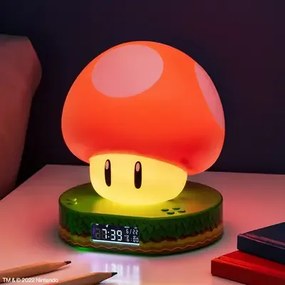 PALADONE Budík Super Mario houba / Budík / LED světlo / licenční desig