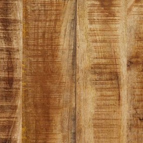 Jídelní stůl masivní mangovníkové dřevo a ocelový kříž 180 cm 244805