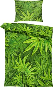 Povlečení Cannabis (Rozměr : 1x150/200 + 1x60/50)
