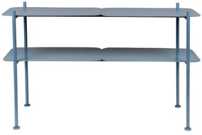 Světle modrý kovový regál 100x62 cm River – Zuiver