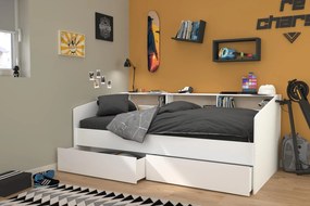 Aldo Dětská postel s šuplíky pro kluka Sleep white