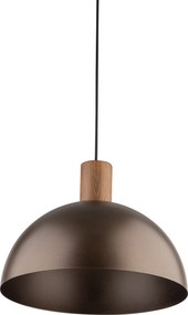 TK Lighting Hnědý závěsný lustr Oslo pro žárovku E27 TK4508