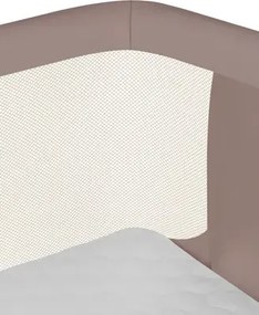 LIONELO Postýlka Aurora 3v1 Beige Taupe / Kovový rám / 4 kolečka s brz