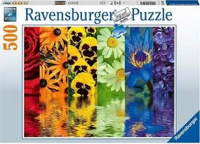 Ravensburger Pestrobarevné květiny / 500 dílků / od 12 let