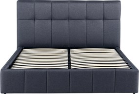 Postel Ladia látka 160x200 cm – tmavě šedá